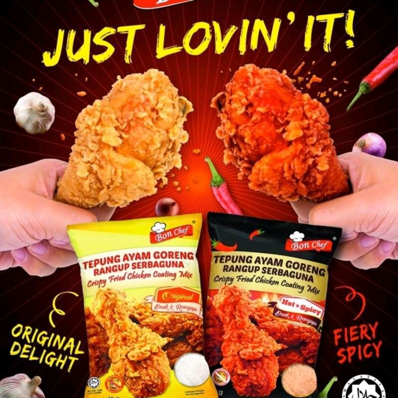 BON CHEF (200g) Tepung Ayam Goreng Segera (Instant Flour) Perisa ...