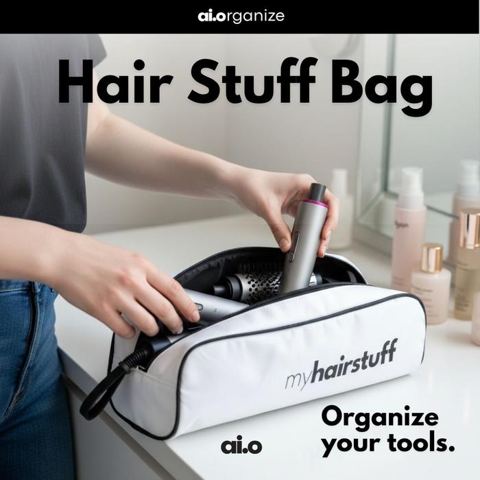 Promo AIO Hair Organizer Bag Tas Penyimpanan Hair Dryer Catokan Travel ...