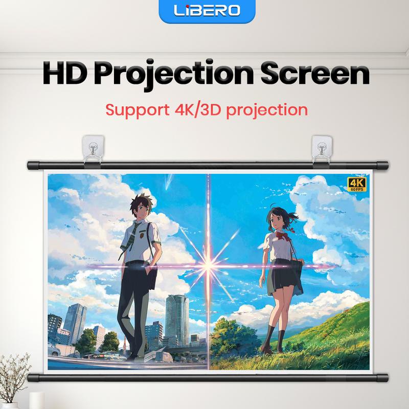 【Libero Projector】Layar Anti Cahaya 100 inci untuk Home Theater, - Shop ...