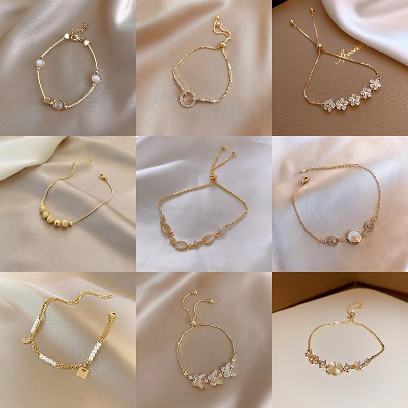 Gelang Gelombang, Gaya Retro Perancis, Gelang Kawan Karib, Gaya ...