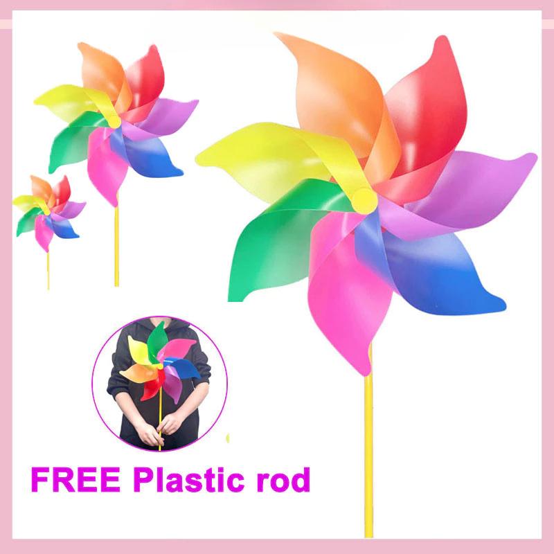 Mainan Kincir Angin Plastik, 7 Warna Tersedia, Gasing Kincir - TikTok ...