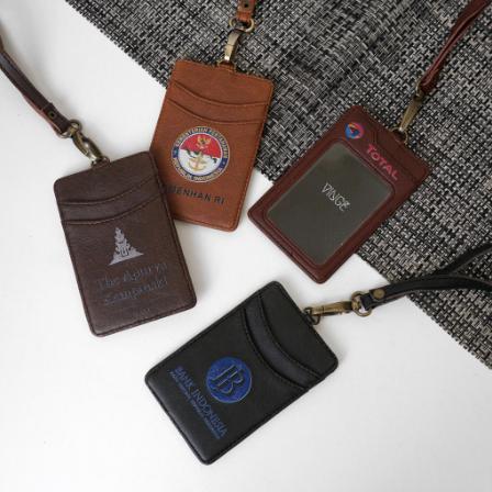 Vinge ID Card Holder Tempat Pengenal Custom Nama dan Logo Instan - Shop ...