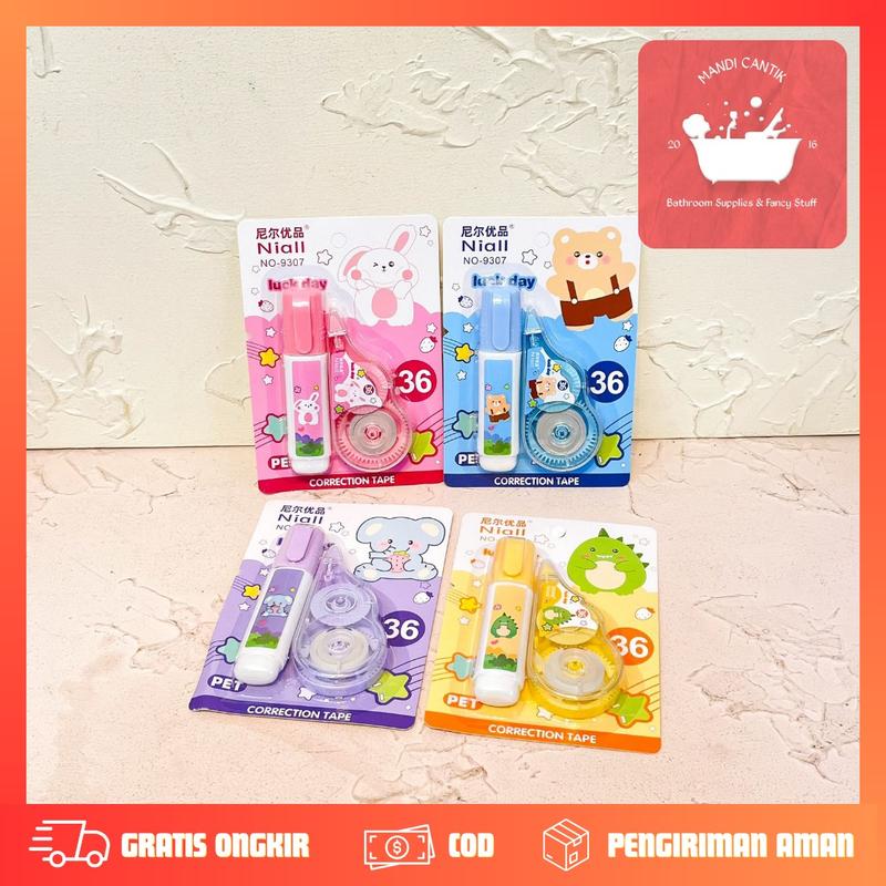 Tipex Set Cair kertas warna pastel correction tape Pulpen Stationery ...