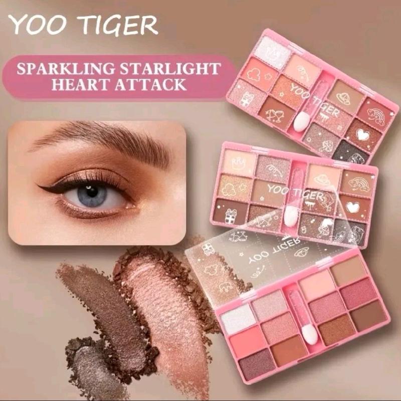 YOO TIGER Palette Eyeshadow Daily 12 color Eyeshadow Pigmented 9106 ...