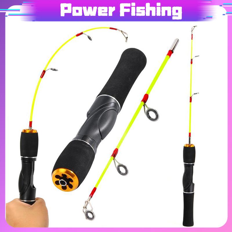 Ice Fishing Rod, Mini Fishing Rod 2 Sections, with EVA Handle, - TikTok ...