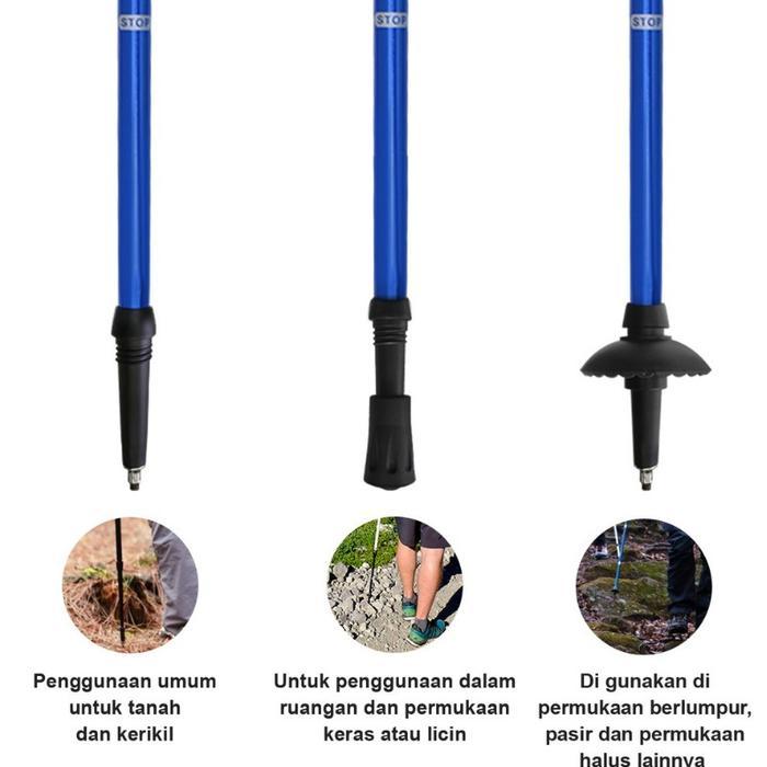 Tongkat Hiking Trekking Pole Energia Tongkat Daki Gunung 3 Step ...