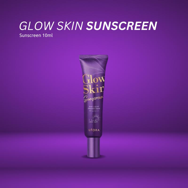 Ufora Skincare Glow Skin Sunscreen 10ml Facial - TikTok Shop Malaysia
