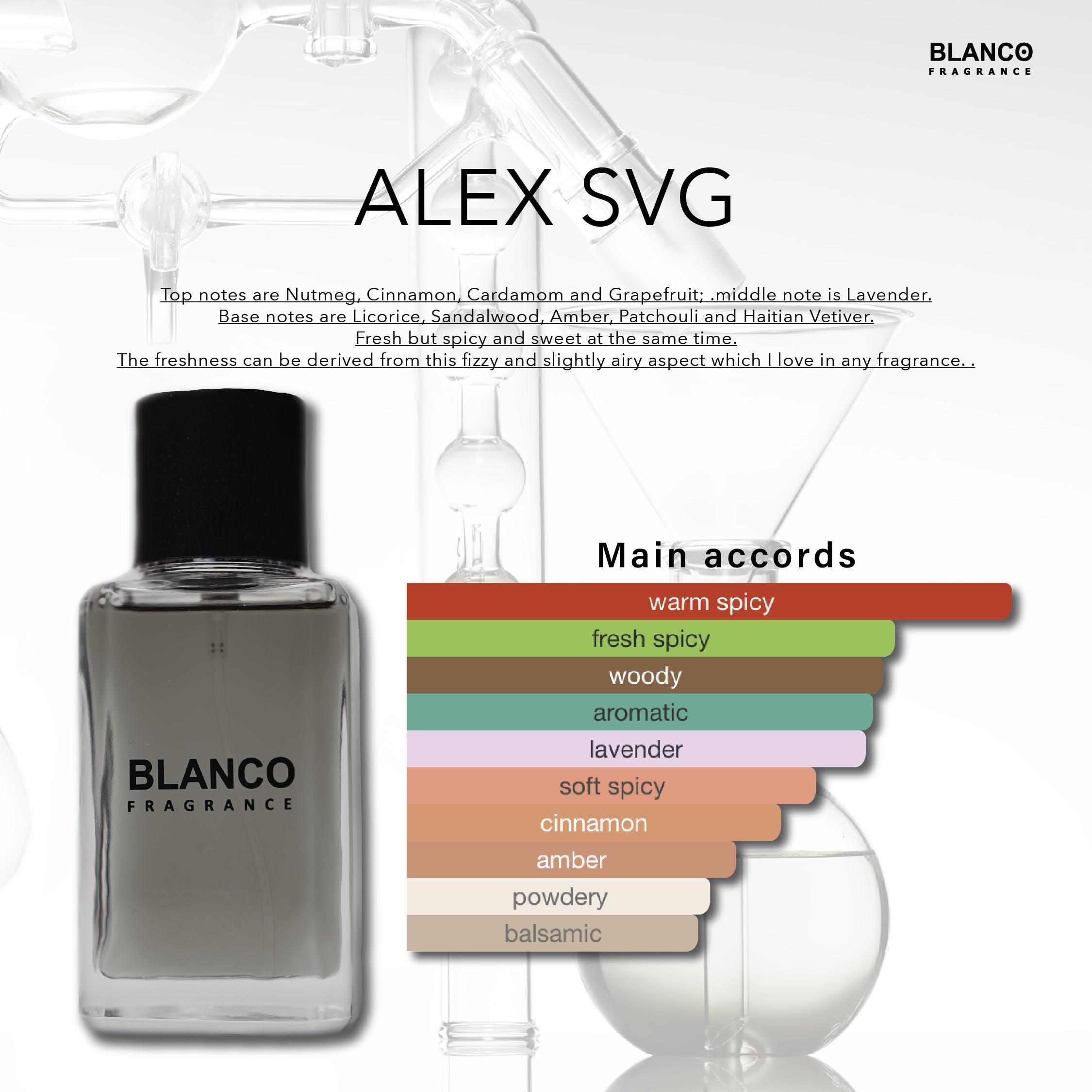 ALEX SVG by BLANCO FRAGRANCE | Blanco Fragrance