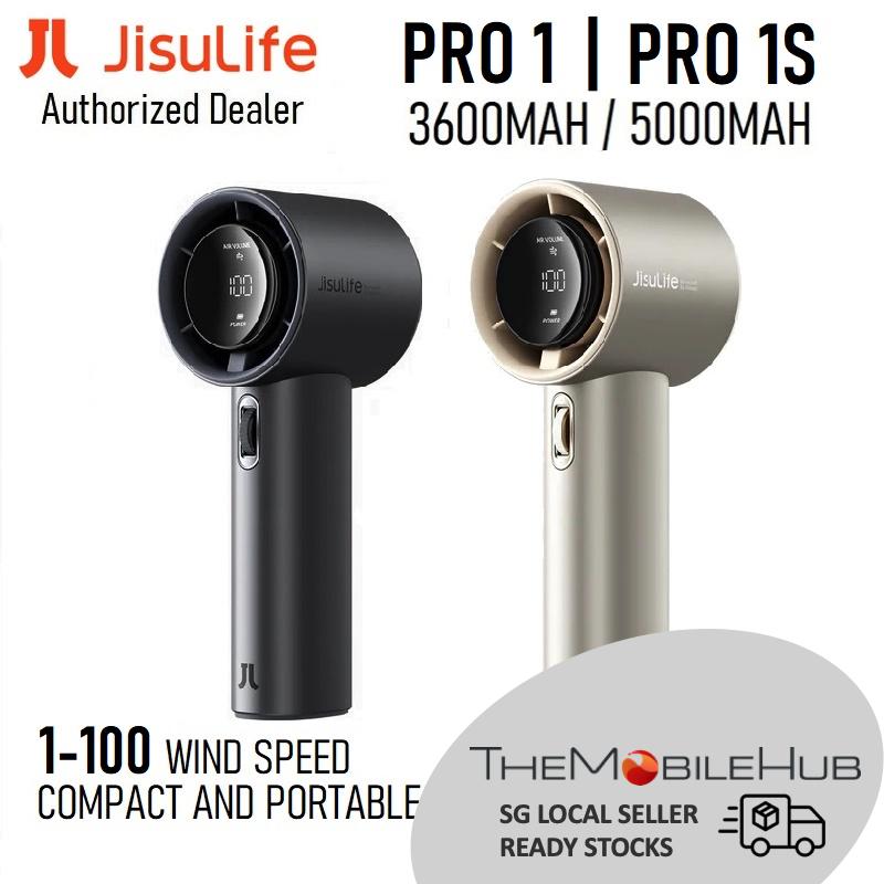JISULIFE Pro 1 / Pro 1S Portable Handheld Fan 1-100 Gear Strong ...