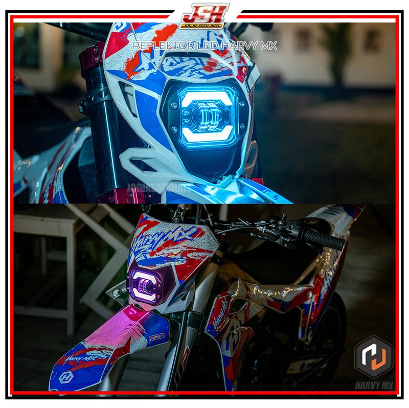 Reflektor LASER LED Lampu Depan HRV CRF 150L KLX BIGFOOT DTRACKER ...