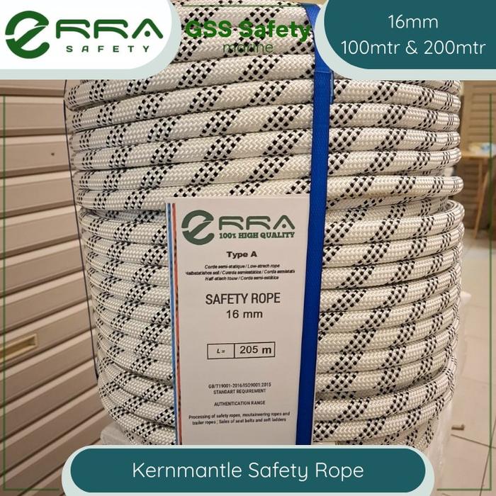 Jual Erra Type A Kernmantle Safety Rope - Tali karmantel Statis 16mm ...