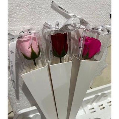 Single rose box / plastik bunga satuan / kertas bunga / barang florist ...