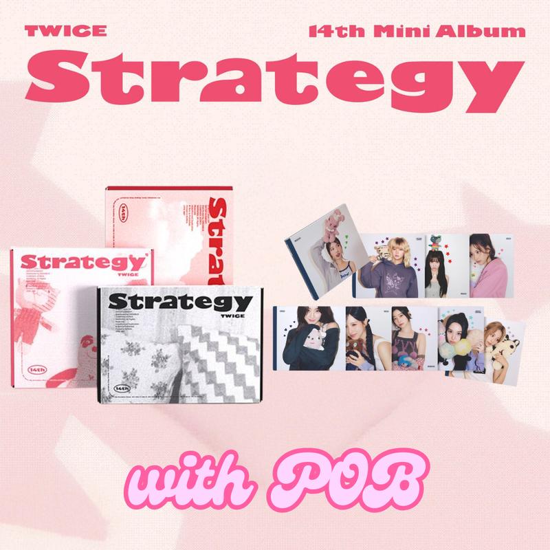 TWICE - Strategy (Step 1, 2, 3, 4) Standard and Digipack Sealed ...
