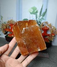 Jual Natural Honey / Yellow Calcite Slabs Raw Rough Iceland Spar ...