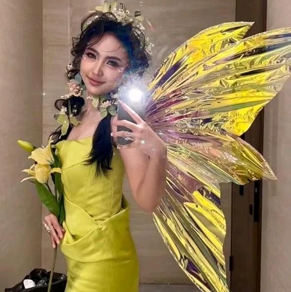 KOSTUM SAYAP PERI UNTUK FASHION SHOW DAN KOSTUM PESTA 100cm Cosplay ...