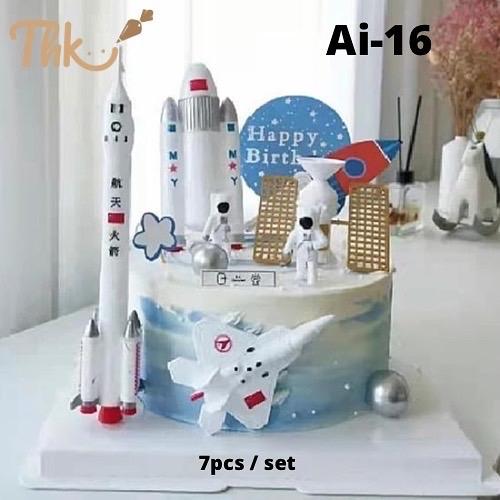 Ai16 - Hiasan Kue Cake Topper Astronot - Shop | Tokopedia