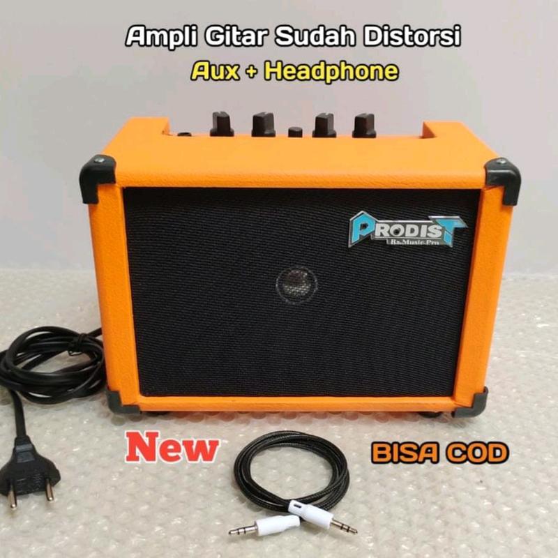 Ampli Gitar Listrik - Amplifier Gitar Mini 4inch Sudah Distorsi - Shop ...