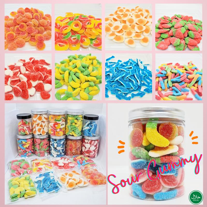 Gula Sour Gummy Island Candy Masam Manis (Halal / 100g - 300g) - TikTok ...