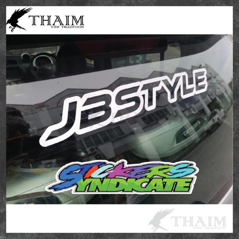 (Ready Stock) JB STYLE Car Vinyl Decal Sticker Accessories car - TikTok ...