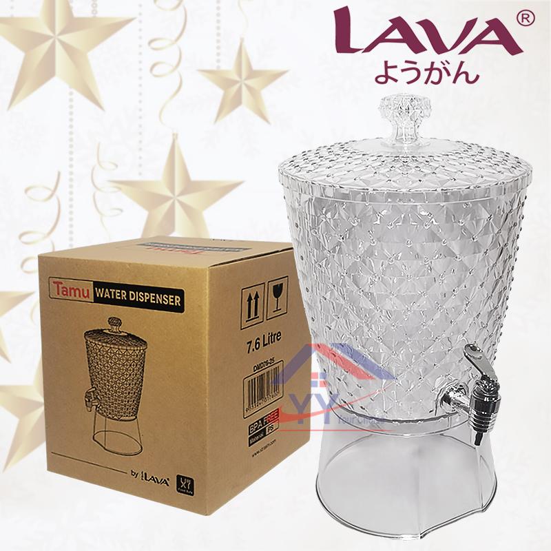 LAVA Tamu Water Dispenser 7.6 Liters 【DMD76-25】/Transparent Crystal ...