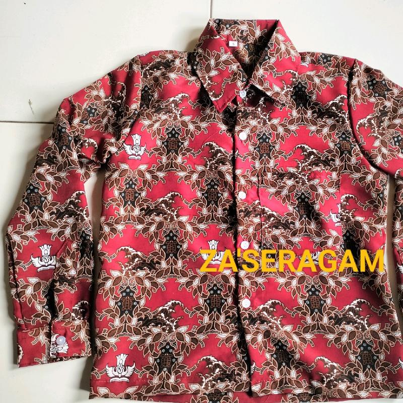 BATIK SD NASIONAL-BATIK SD NEGERI-BATIK SERAGAM SEKOLAH MOTI - Shop ...