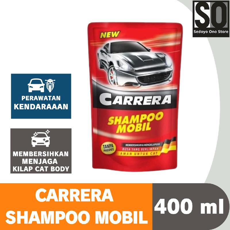 Carrera Shampoo Mobil 400 ml Sabun Cuci Mobil - Shop | Tokopedia