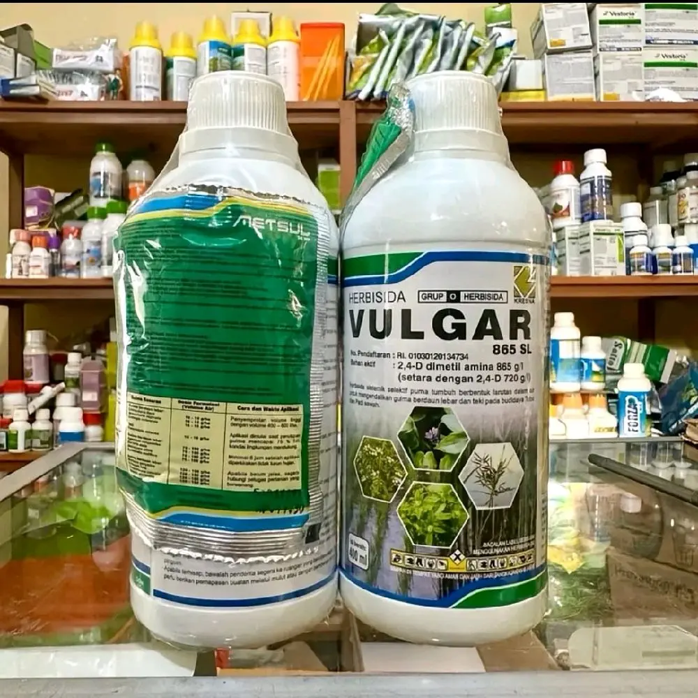 HERBISIDA VULGAR 865DL KEMASAN 400ml PEMBASMI RUMPUT LIAR - Shop ...