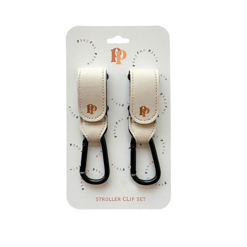 Playful Pixie Stroller Hook Set - Vanilla Cream - TikTok Shop Singapore