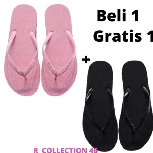 SANDAL JEPIT WANITA BELI SATU GRATIS SATU Sendal santai polo - Shop ...