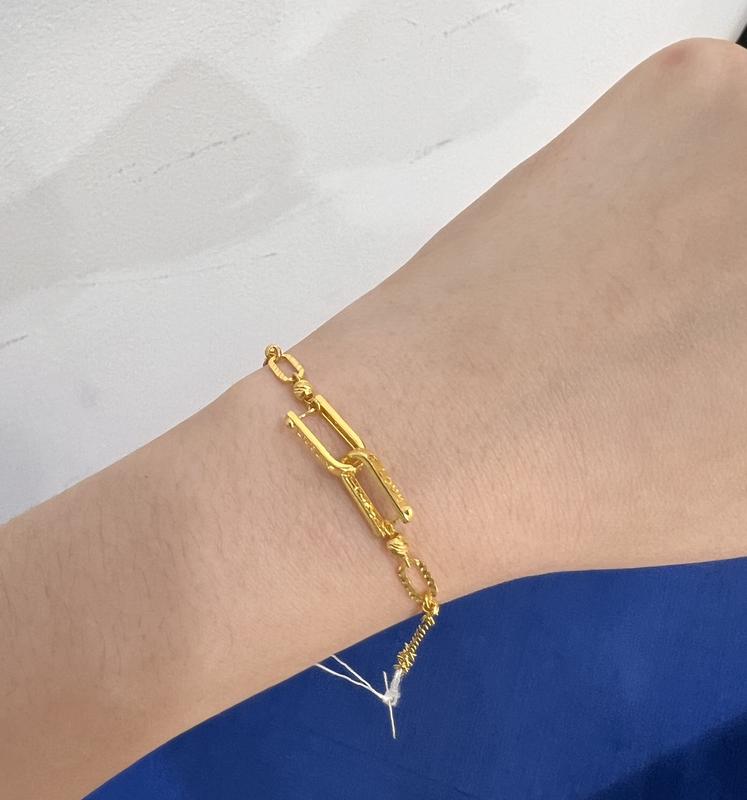 Yours Jewel Emas 916 Asli Rantai Tangan Hardware Mini - TikTok Shop ...