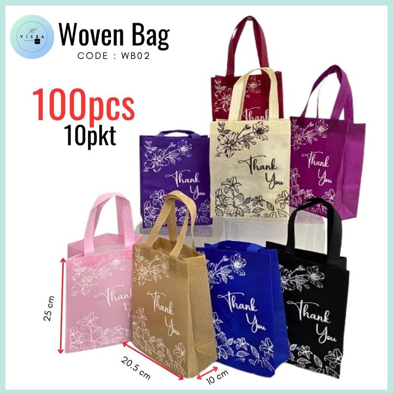100Helai Beg Kain Kenduri | Shopping Non Woven Bag | Gift Ba - TikTok ...