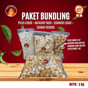 Siomay mini 500gr + Pilus cukur 500gr Food Cikur Cemilan Snack - Shop ...