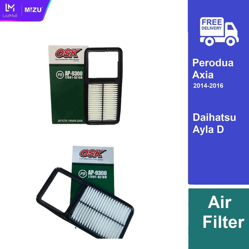 MIZU OSK AP-9300 Air Filter Axia 2014-2016 17801-BZ100 - TikTok Shop ...