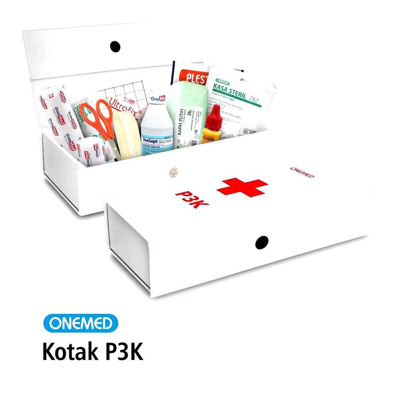 Kotak P3K Onemed / Kotak Rawat Luka / Kotak P3K dan Isi - Shop | Tokopedia