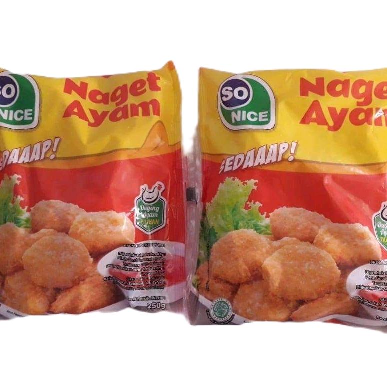 Nuget ayam so nice 250 gram - Shop | Tokopedia