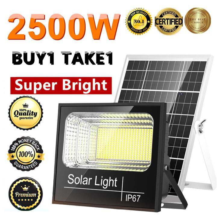 2500W Solar Led Outdoor Flood Light 3000W Solar Street Lamp 2000W ...