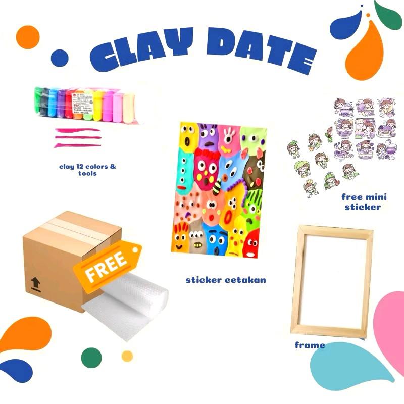 DIY CLAY DATE | IDE DATE CLAY | FRAME CLAY KIT 1 SET | CLAY IN - Shop ...