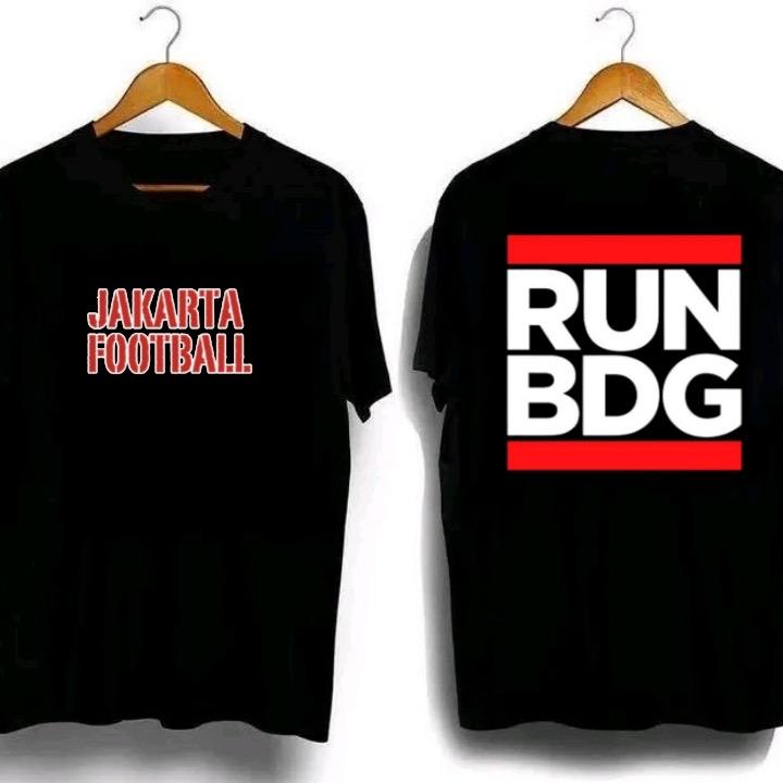 Tshirt Casual Run BDG Cotton Combed 24s Premium - Shop | Tokopedia