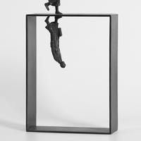 Jual Minimalist Metal Character Ornaments Abstract Reflection Statue ...