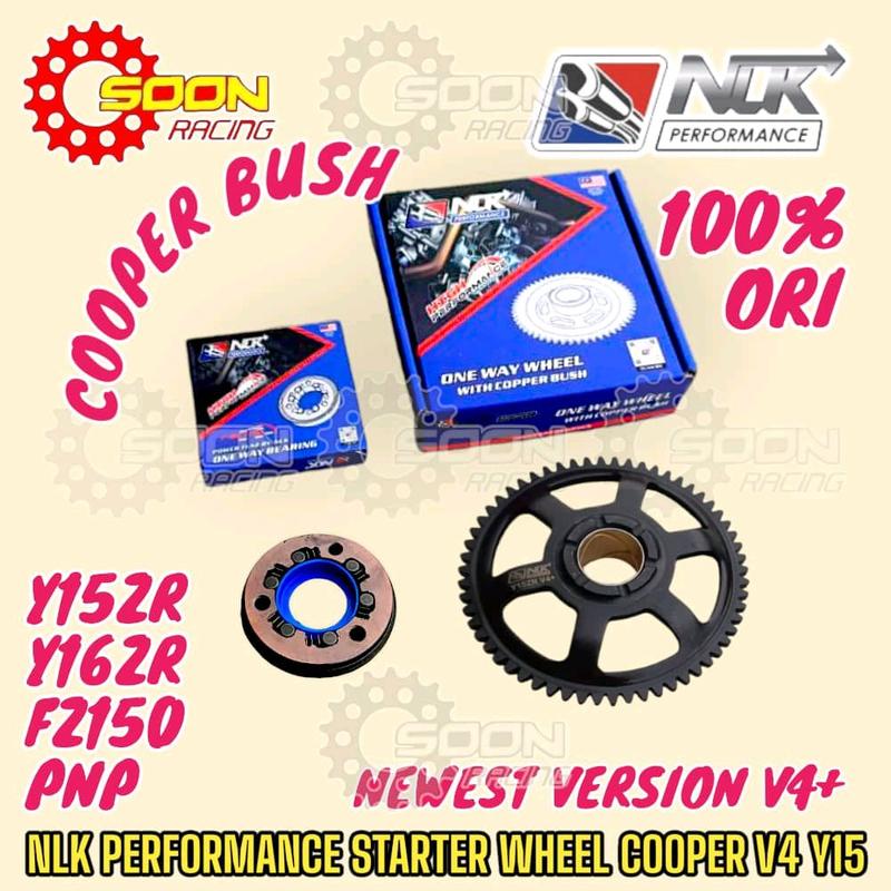 NLK PERFORMANCE Y15 Y16 V4+ COMBO ONE WAY BEARING STARTER WHEEL ...