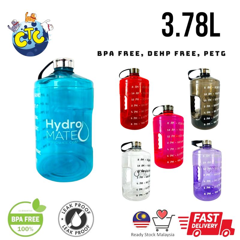 3.78L Gallon Water Bottle With Flip-Flop Lid Sport Gym Bottles - TikTok ...