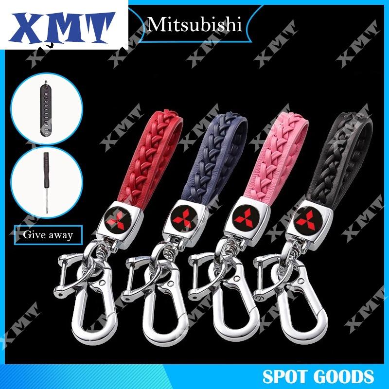 XMT mitsubishi car keychain automotive key leather keychains - TikTok ...