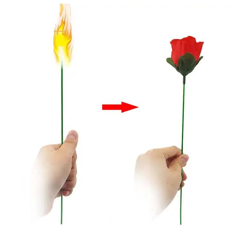 【Hot】 Magic Trick Rose Props Torch Turns Into Flower Proposa - TikTok ...