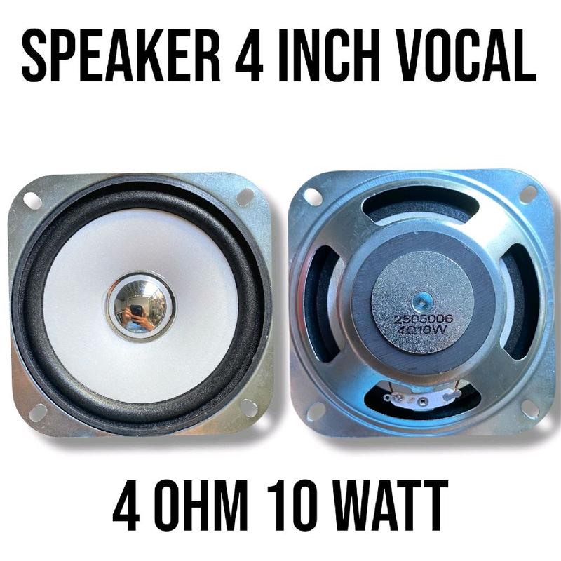 Speaker Full Range 4 Inch 4 Ohm 10 Watt - Bass - Shop | Tokopedia