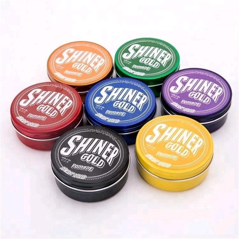 Pomade Shiner Heavy Hold Gold 150g - TikTok Shop Malaysia