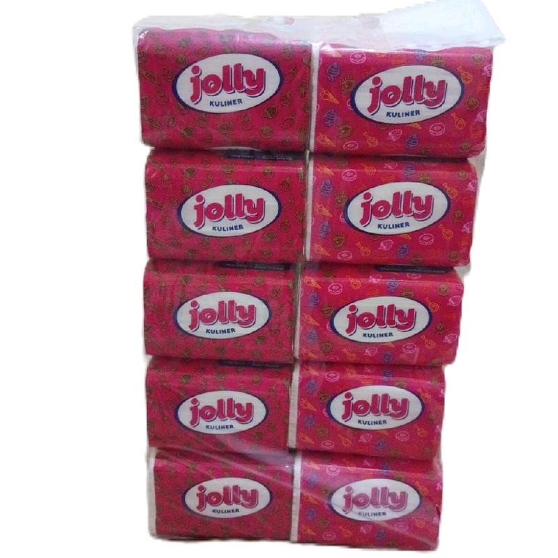 Tissue jolly pop up kecil paket 10 pack, tissue meja makan - Shop ...