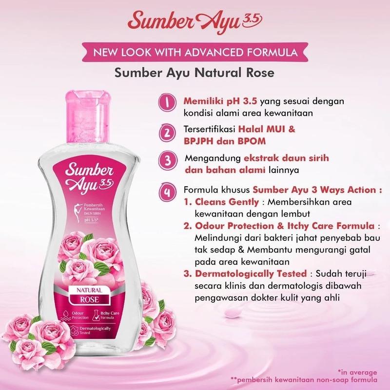 Sumber Ayu Natural pH 3.5 50ml - Feminine Hygiene sabun kewanitaan ...