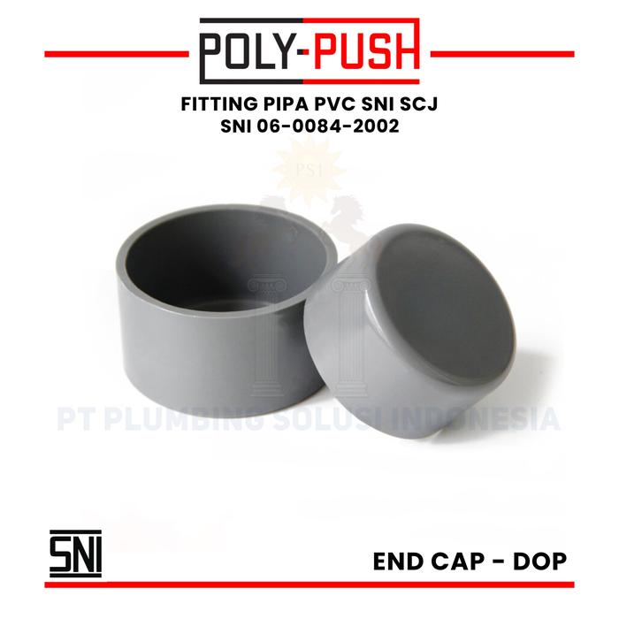 Promo Poly Push Dop 3 Inch / End Cap 90 mm Fitting Pipa PVC SNI SCJ ...