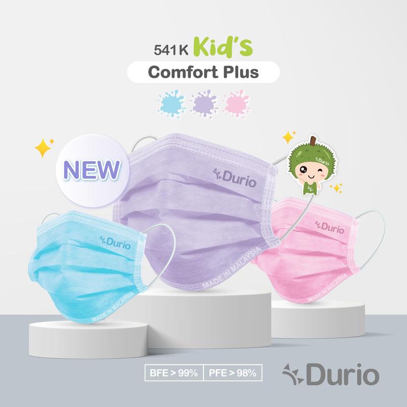 Durio 541K Kid 4 ply surgical mask Medical Ear Loop, Breathable ...