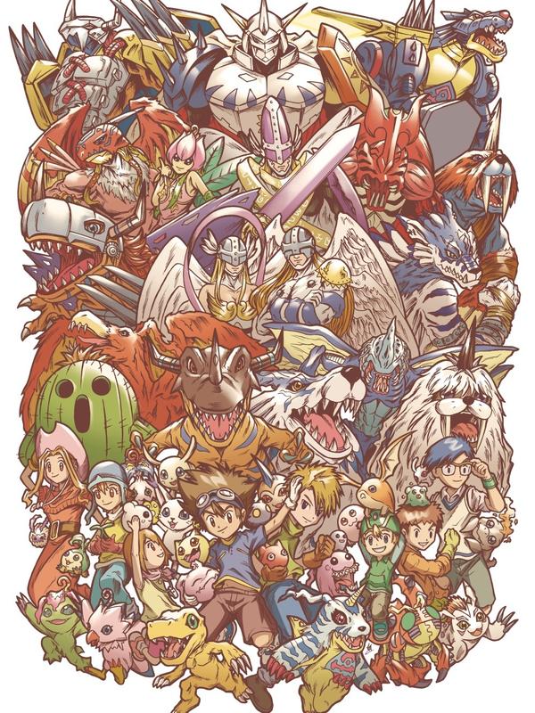 Digimon Adventure Collage Art Print (A4 size) - TikTok Shop Singapore